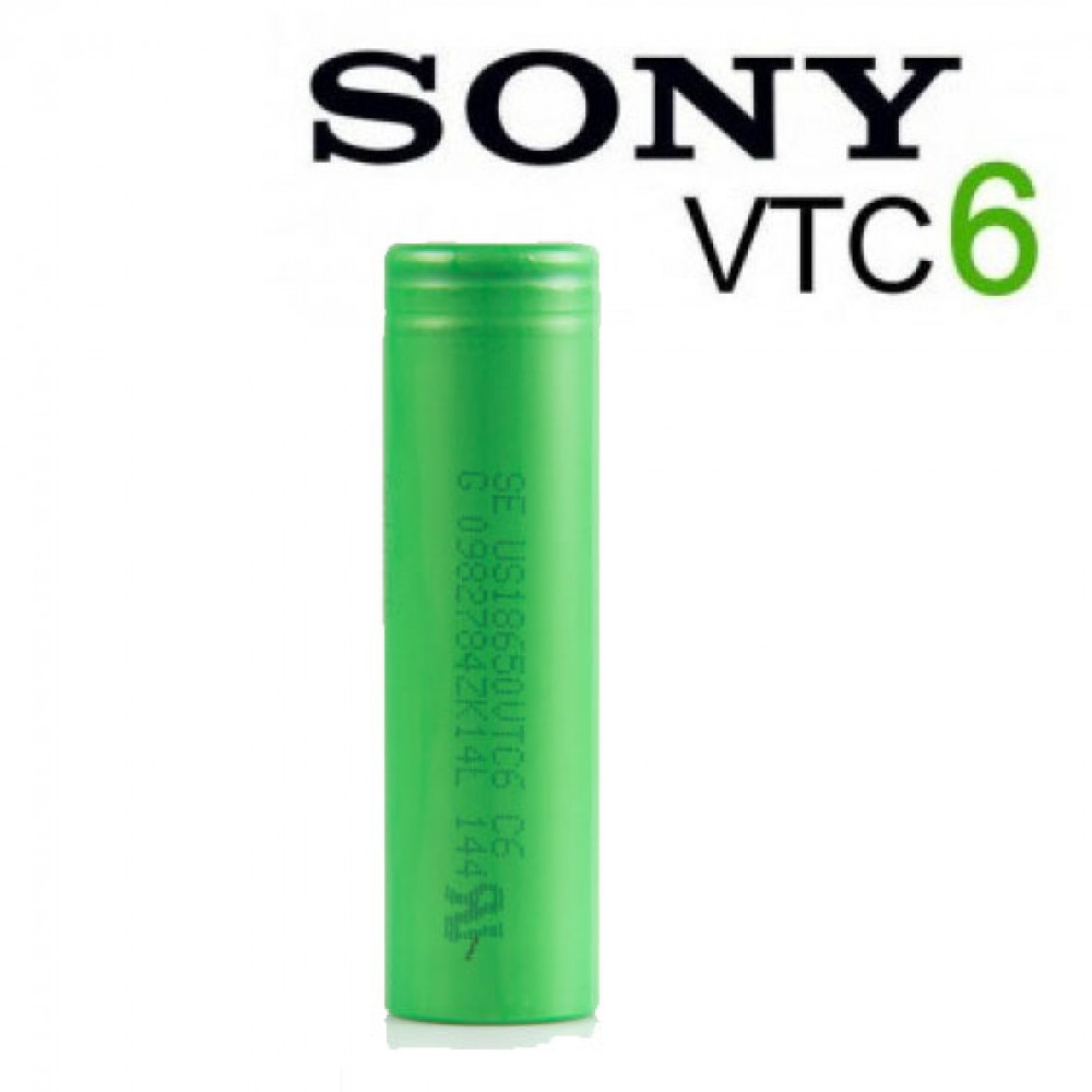 Sony Batterie- 18650 VTC6 30A 3000 mAh - Elektronische Zigarette - E ...