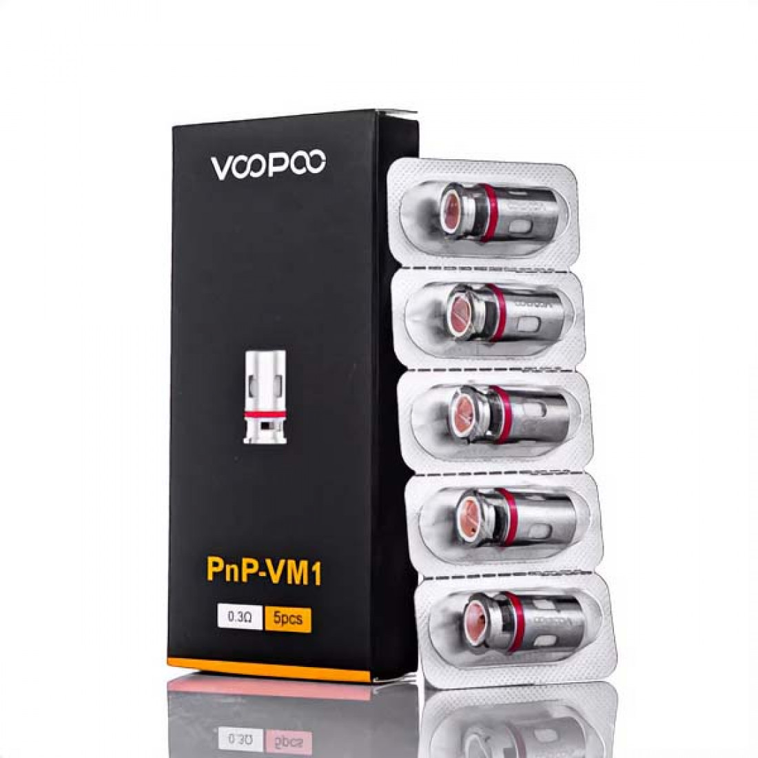 Voopoo PnP-VM1 0.3 Ohm Coil-5 Stück- Elektronische Zigarette - E-Liquid - Salzliquid - Vape-Saft